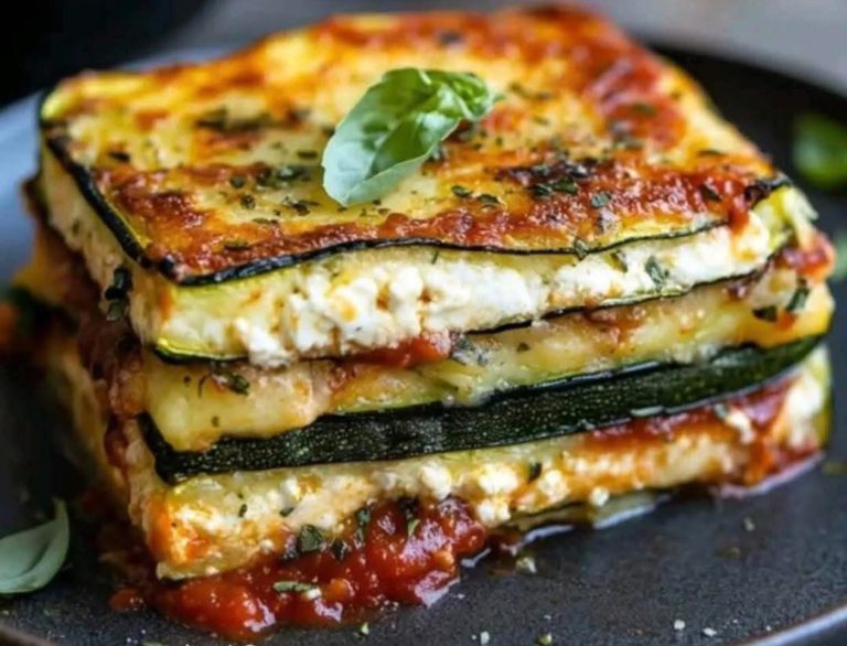 Layered Zucchini Ricotta Melts with Marinara – Cooking Yummy